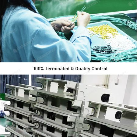 MF Series Versatile 24 Port Fiber Drawer Panel With Front Door Support ...