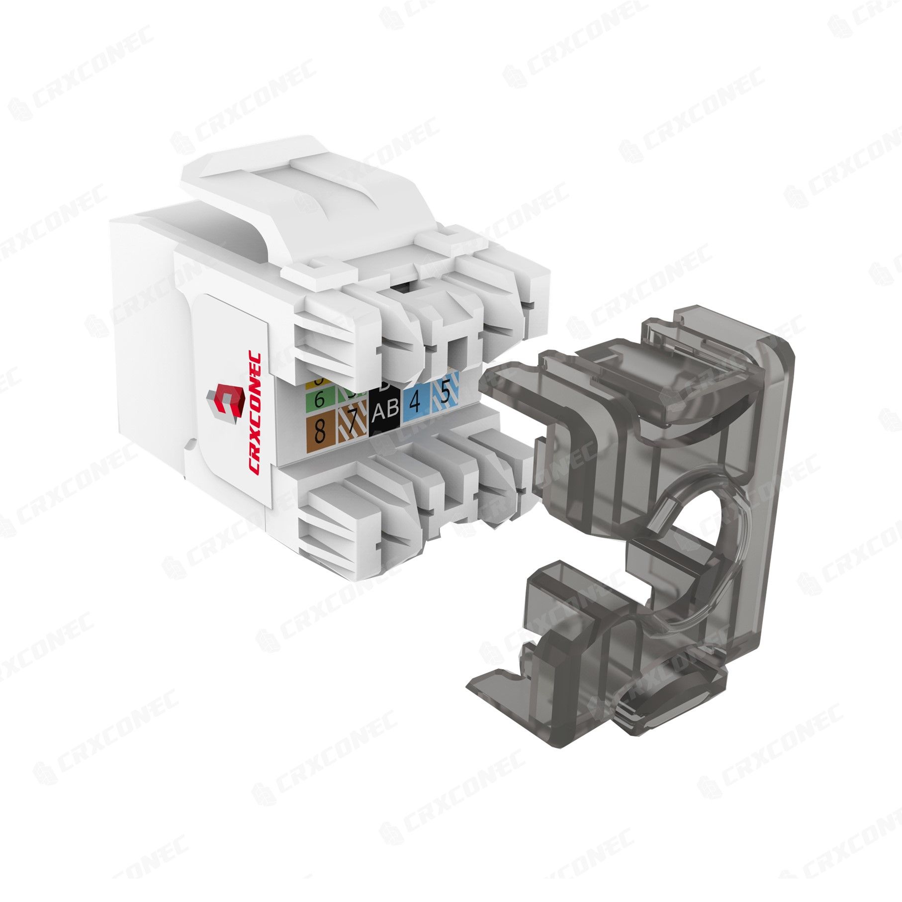 Cat6 UTP 110 Type RJ45 Keystone Jack | Advanced Fiber Cabling & Data ...
