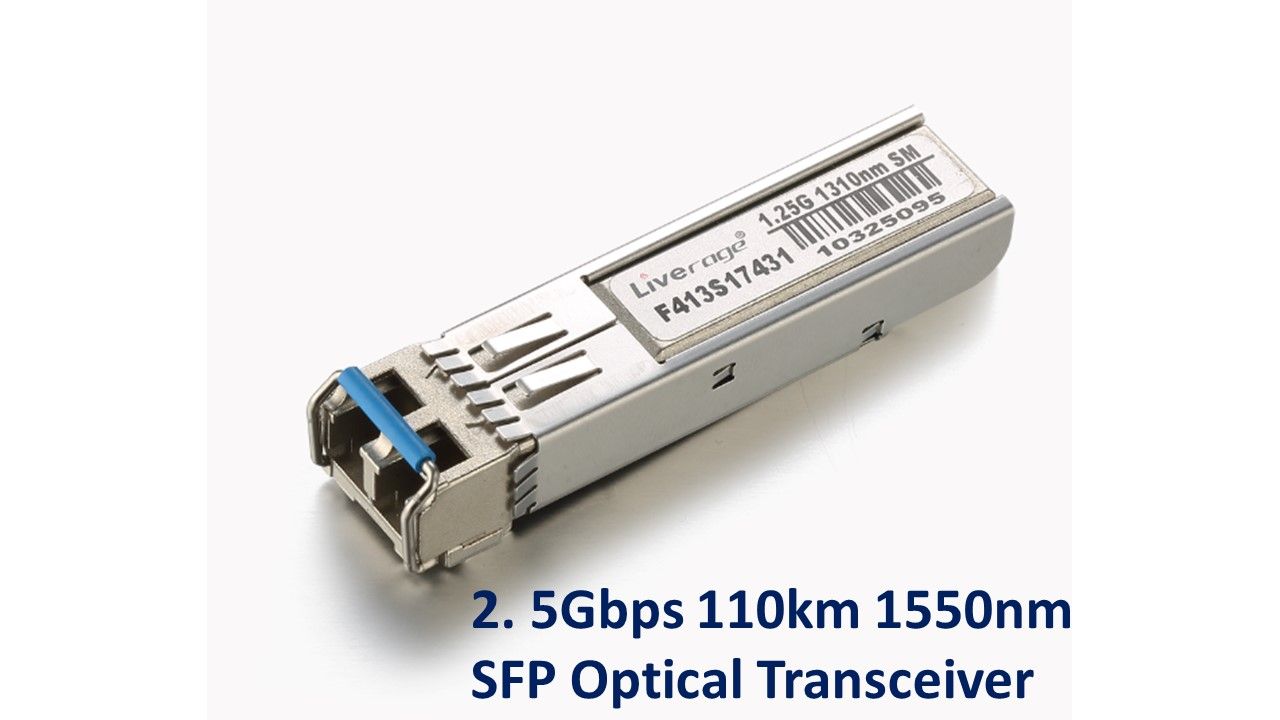 2. Transceiver optique SFP 5Gbps 110km 1550nm - | Fabricant certifié ...
