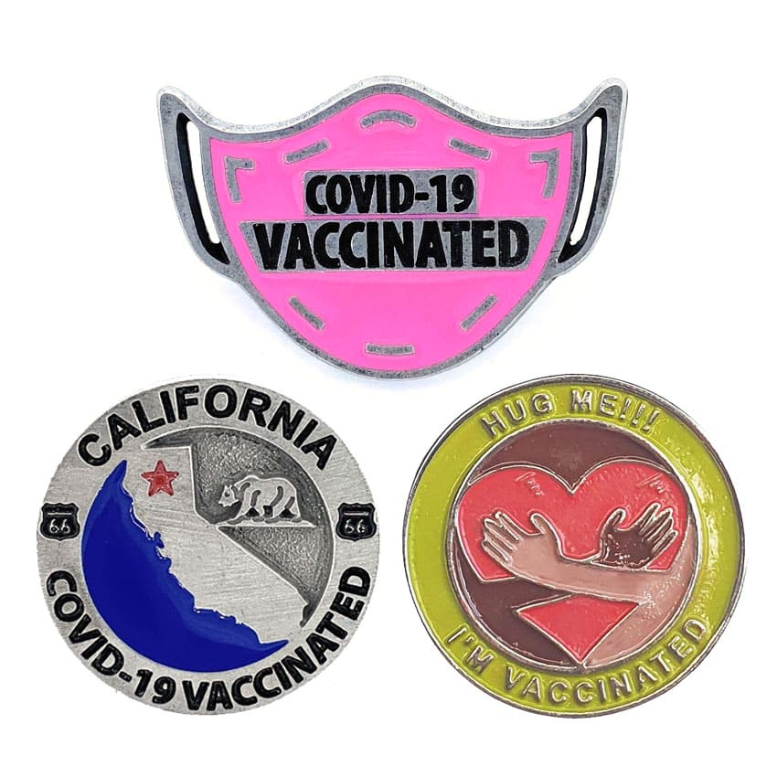 Vaccine Lapel Pin Manufacturer | Promotional Products Manufacturer From ...