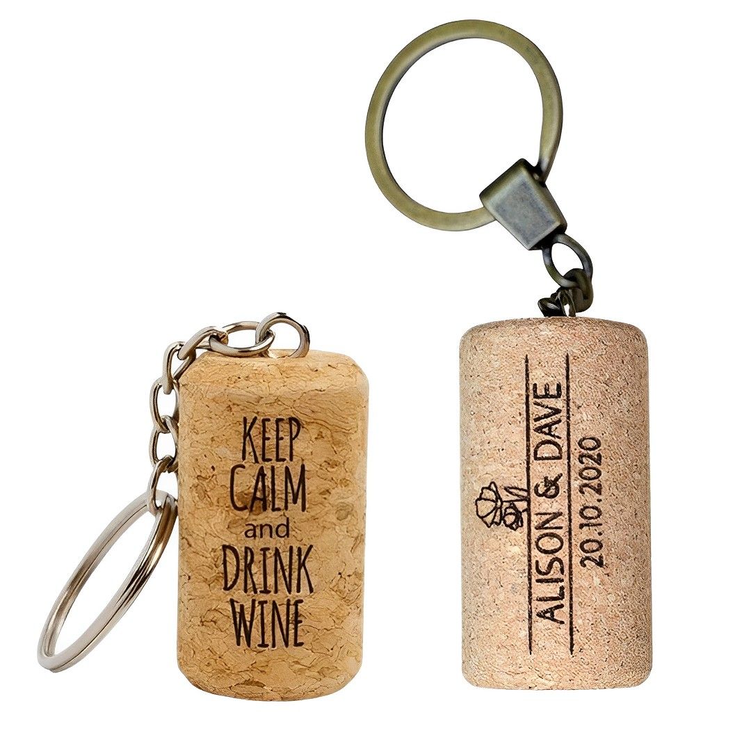 Custom Wine Cork Keychains | Promotional Products Manufacturer From ...