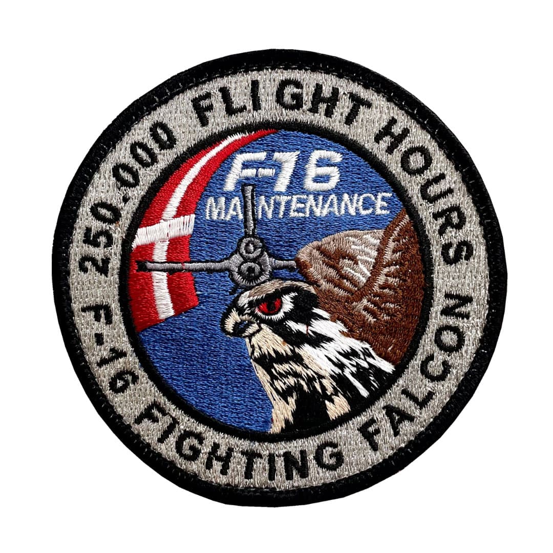 F-16 Fighting Falcon Embroidered Badges | Embroidered patches manufacturer | Star Lapel Pin