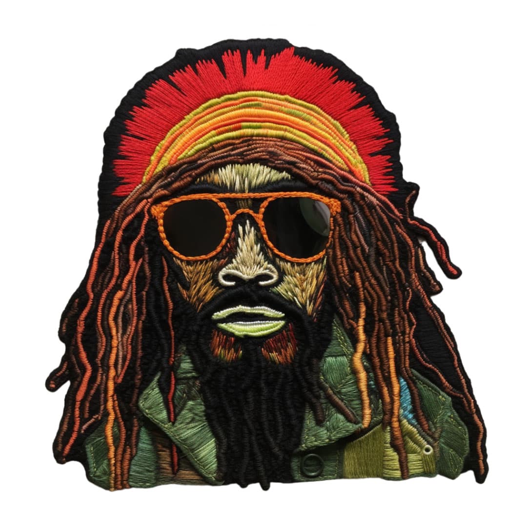 Custom Rasta Patch Embroidered Patches Manufacturer Star Lapel Pin
