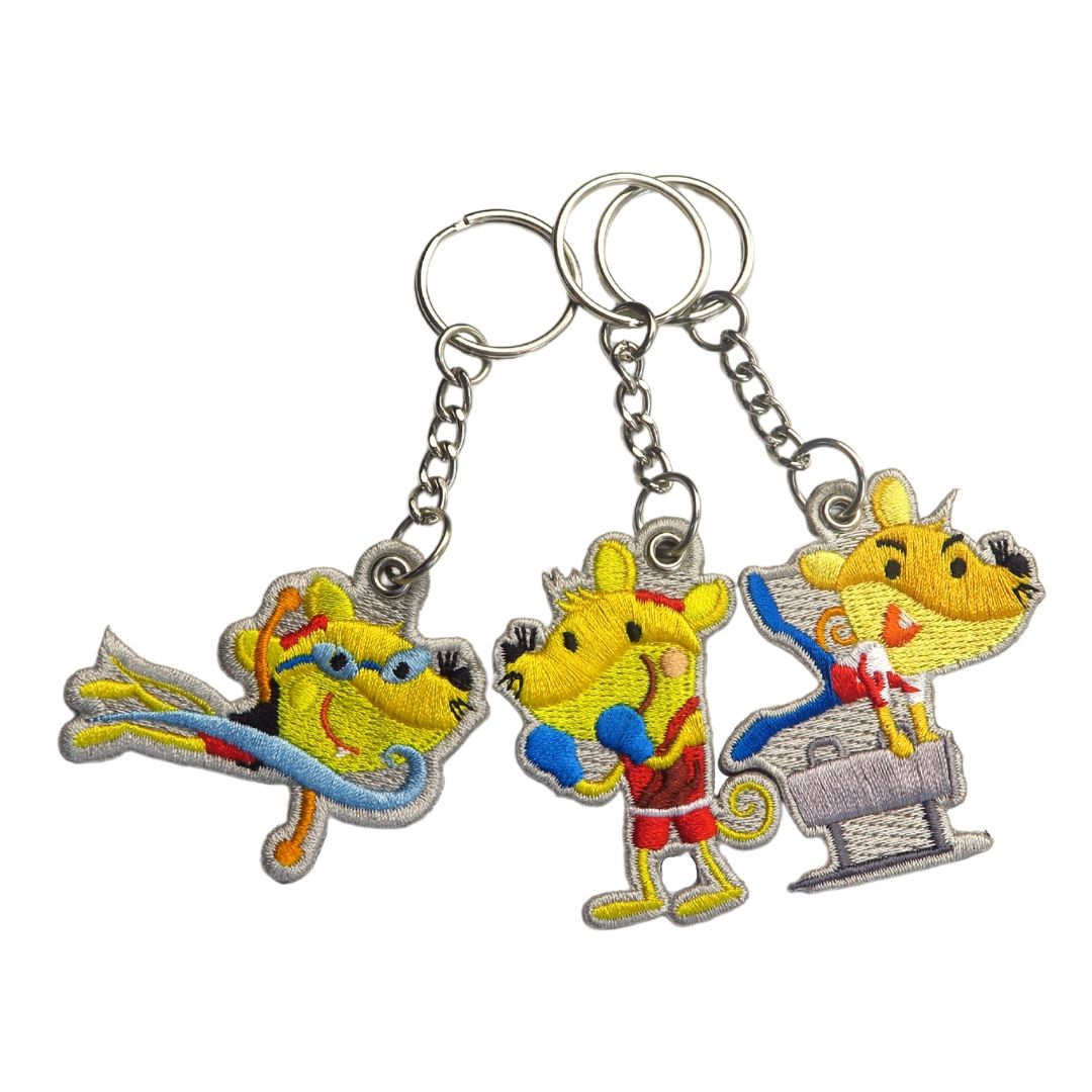 Custom Cartoon Keychains | Embroidered patches manufacturer | Star ...