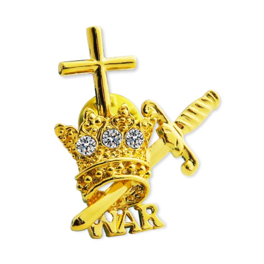 Rhinestone Lapel Pin | Embroidered patches manufacturer | Star Lapel Pin