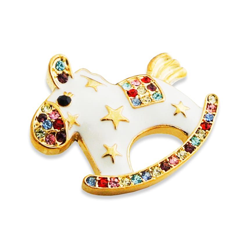 Rhinestone Lapel Pin | Embroidered patches manufacturer | Star Lapel Pin