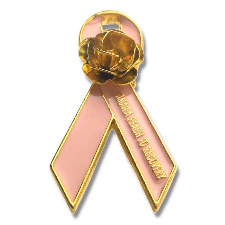Metal Ribbon Pins | Embroidered patches manufacturer | Star Lapel Pin