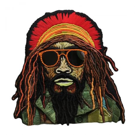 Custom Rasta Patch | Embroidered patches manufacturer | Star Lapel Pin