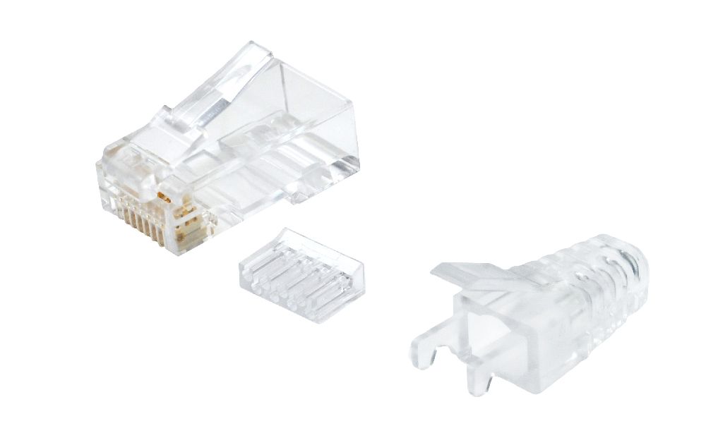 Big Conductor C6 Plugs w/Slim Boot | RJ45 & Cat6 Keystone Jack & UTP ...