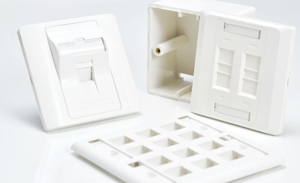 Faceplates | RJ45 & Cat6 Keystone Jack & UTP Keystone Jack Manufacturer ...