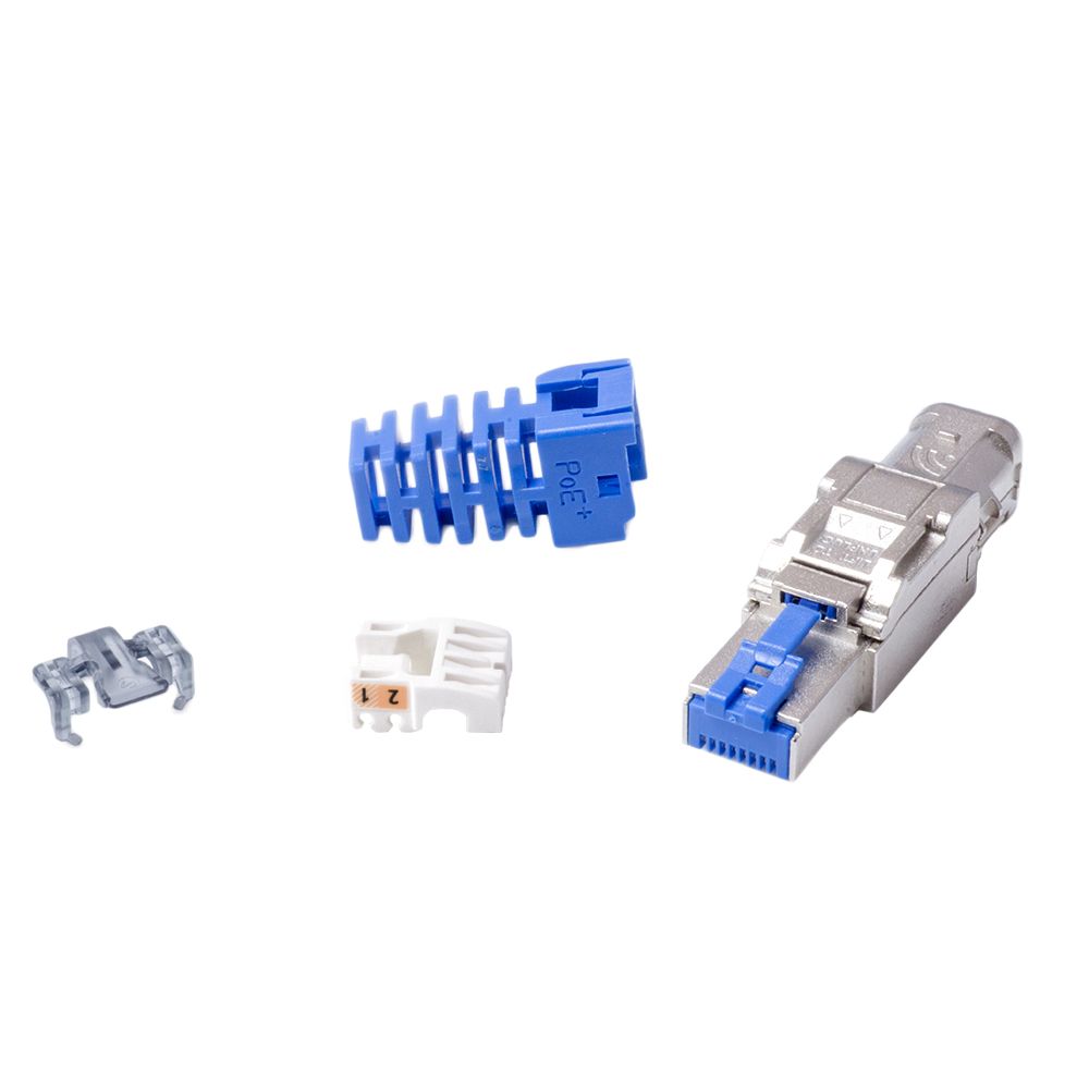 ISO/IEC Cat 6A STP PoE+ Field Termination Plug - ISO/IEC Cat 6A STP ...