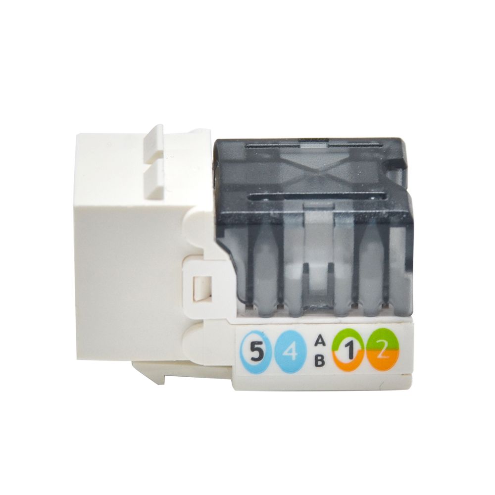 Category 6 - Unshielded Super Cat 6 Component-Rated 90˚Keystone Jack ...