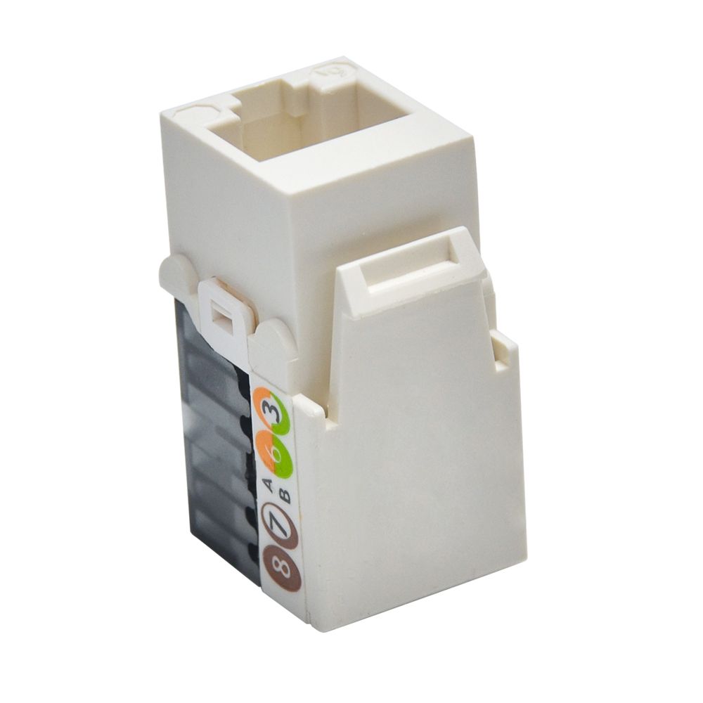 Category 6 - Unshielded Super Cat 6 Component-Rated 90˚Keystone Jack ...