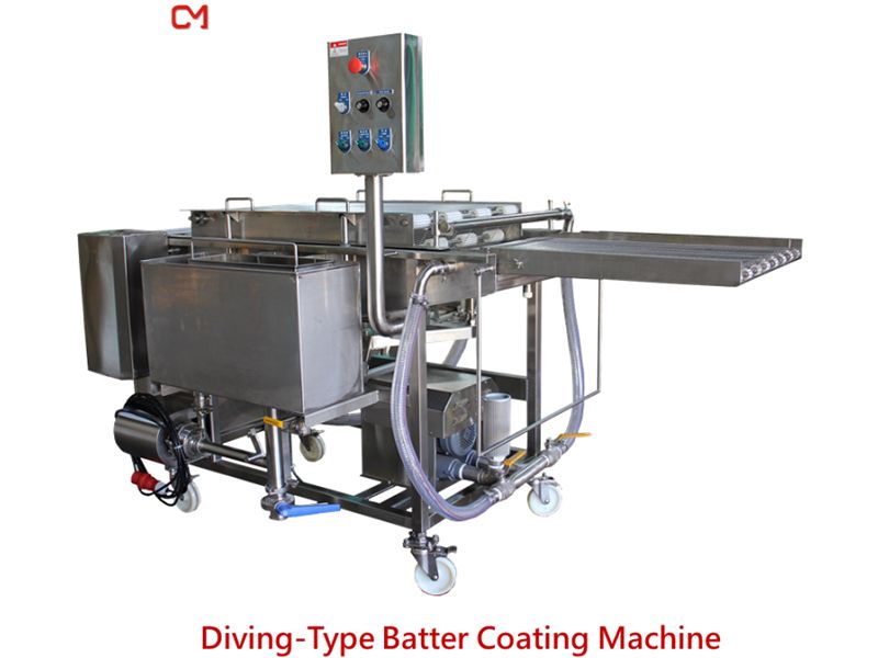 Batter Coating Machine - Diving-Type Batter Coating Machine, Waterfall ...
