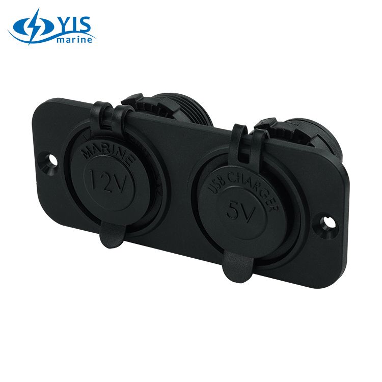 2 Gang Flush Mount Panel for Marine Sockets | Marine Toggle Switch ...