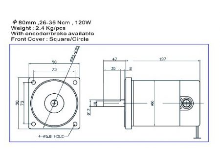 120W High Power Design DC Motor | Planetary Gear Motors Manufacturer ...