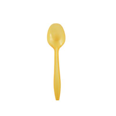 Dessert Spoon Yellow Color Supply. ISO & HACCP In-House Manufacturing ...