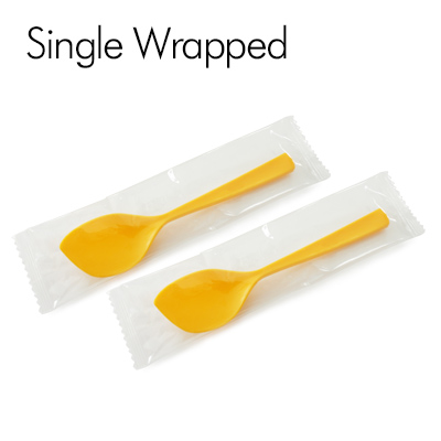 Yogurt Spoon Single Wrapped - Ice Cream Spoon Single Wrapped | Made in ...