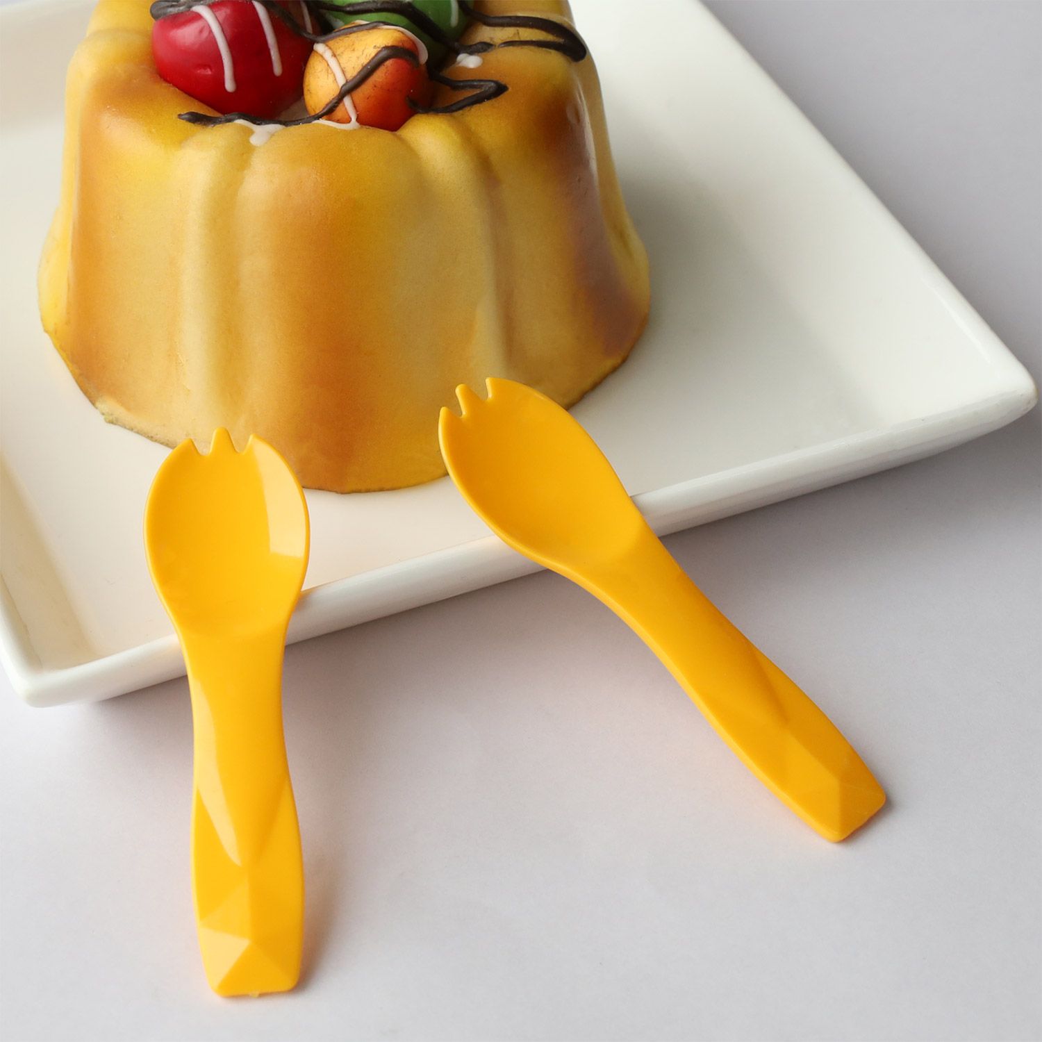 8cm Color Ice Cream Spoon with Spork Design - Frozen Mini Spoon, Frozen ...