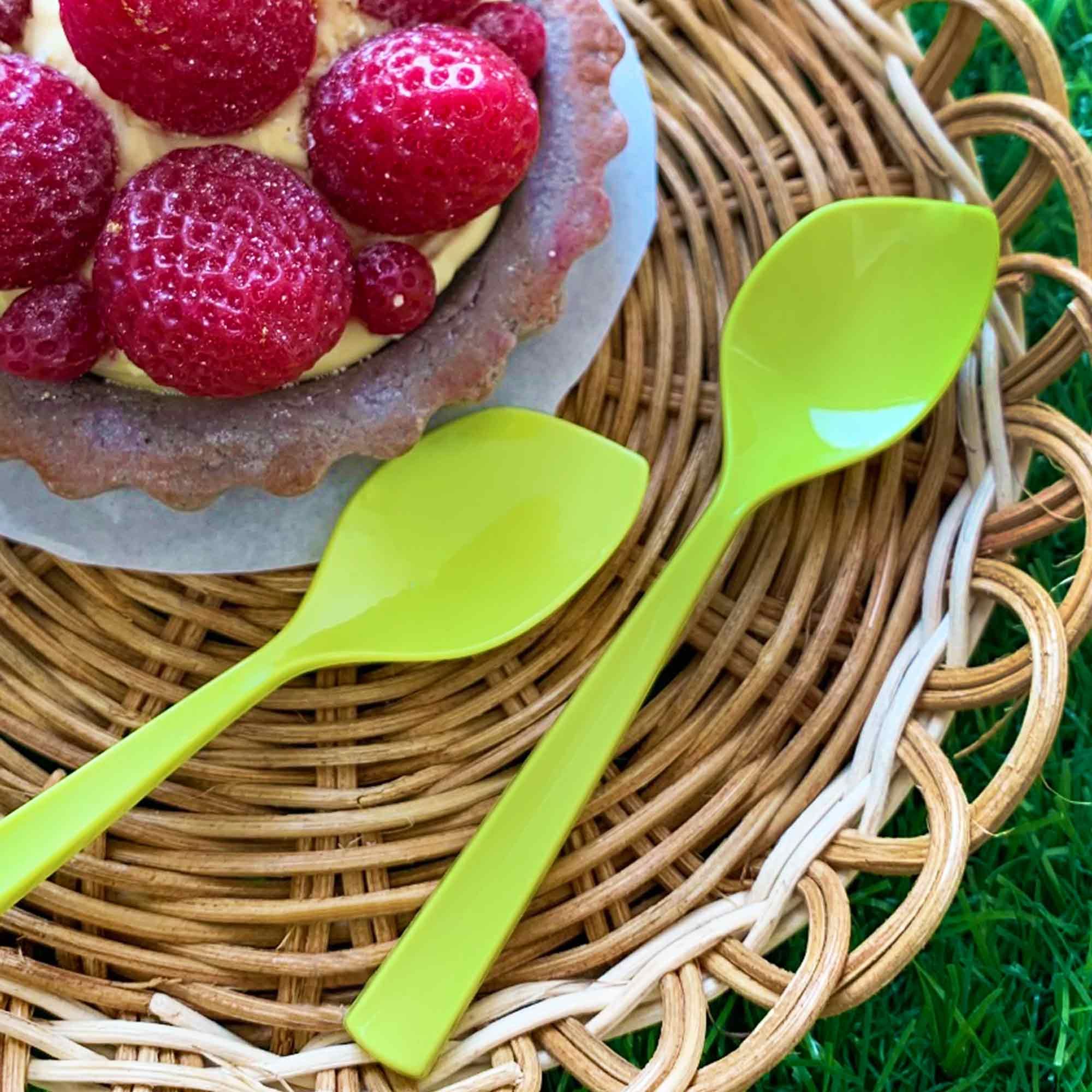 11.5cm Leaf Spoon - Yogurt Spoon | Made in Taiwan Compostable Forks ...