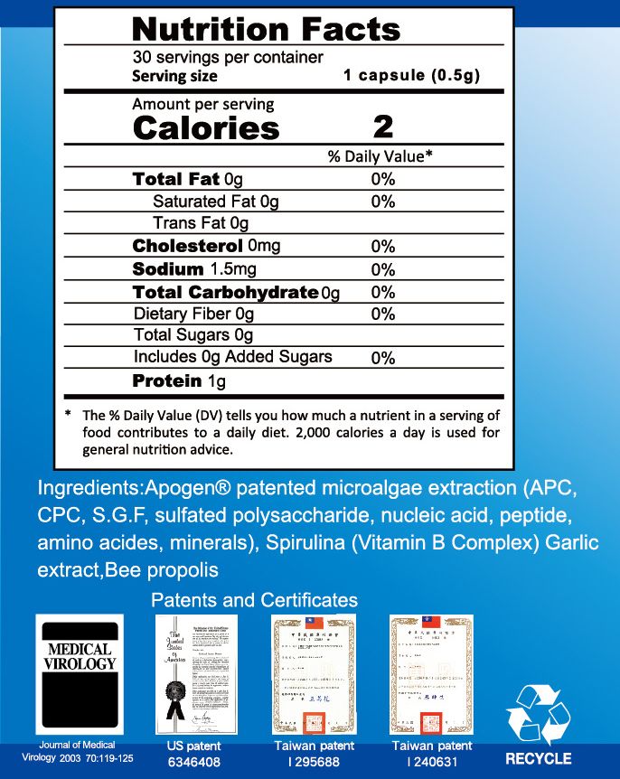 Apogen® Immune Boost Capsules - Multi-Nutrient Immune Boost Dietary ...