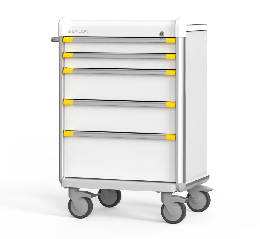 Isolation Cart with Armor Bumper Design (EX Series) - Isolation Trolley ...