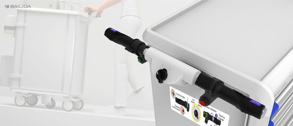 Chariot de traitement motorisé (série EX)-Chariot médical motorisé ...