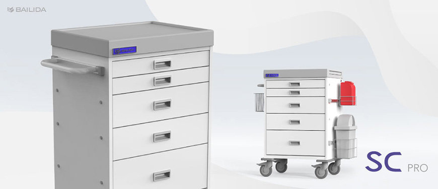 Basic Procedure Cart (SC Series) - Procedure Trolley, Treatment Trolley ...
