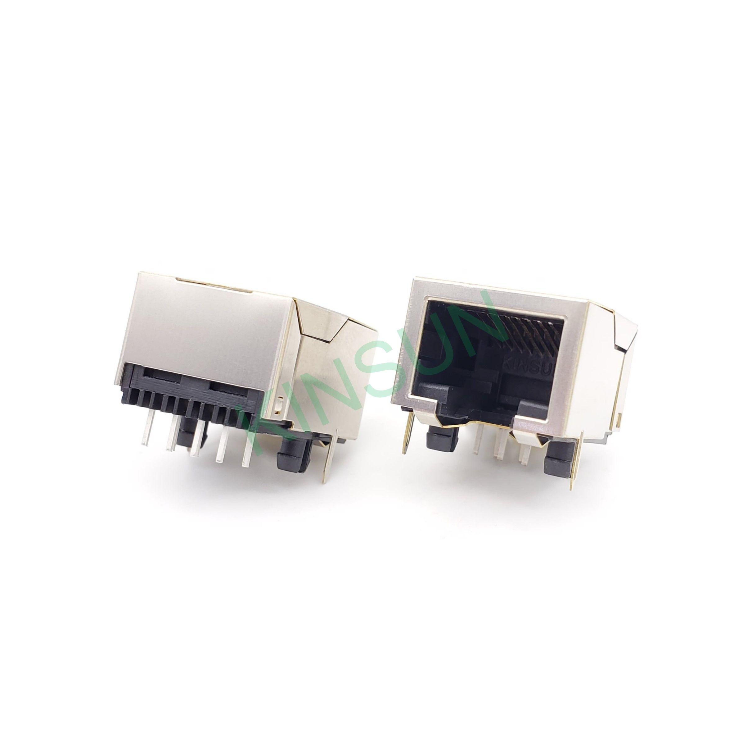 Side Entry Latch-Down Very Low Profile Shielded RJ11 RJ12 RJ14 RJ45 ...