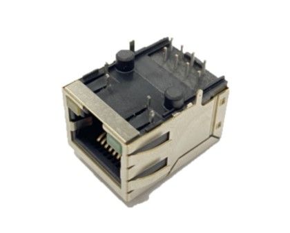 Side Entry PCB Jack - Multi-Port, RJ45, UTP | 35 Years Modular Jacks ...