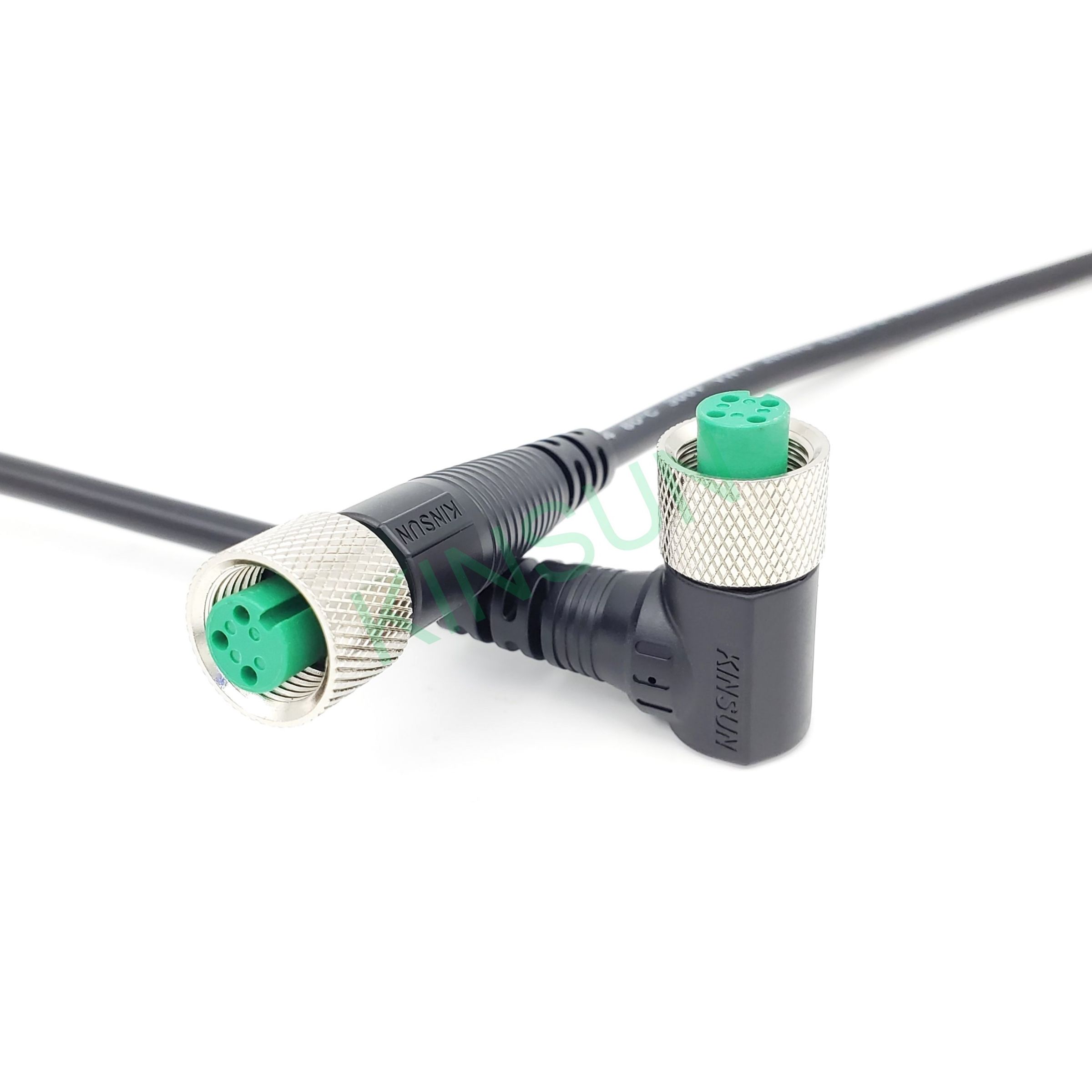 M12 A-coded Female Cable - Waterproof IP68 M12 A code Straight/Right ...