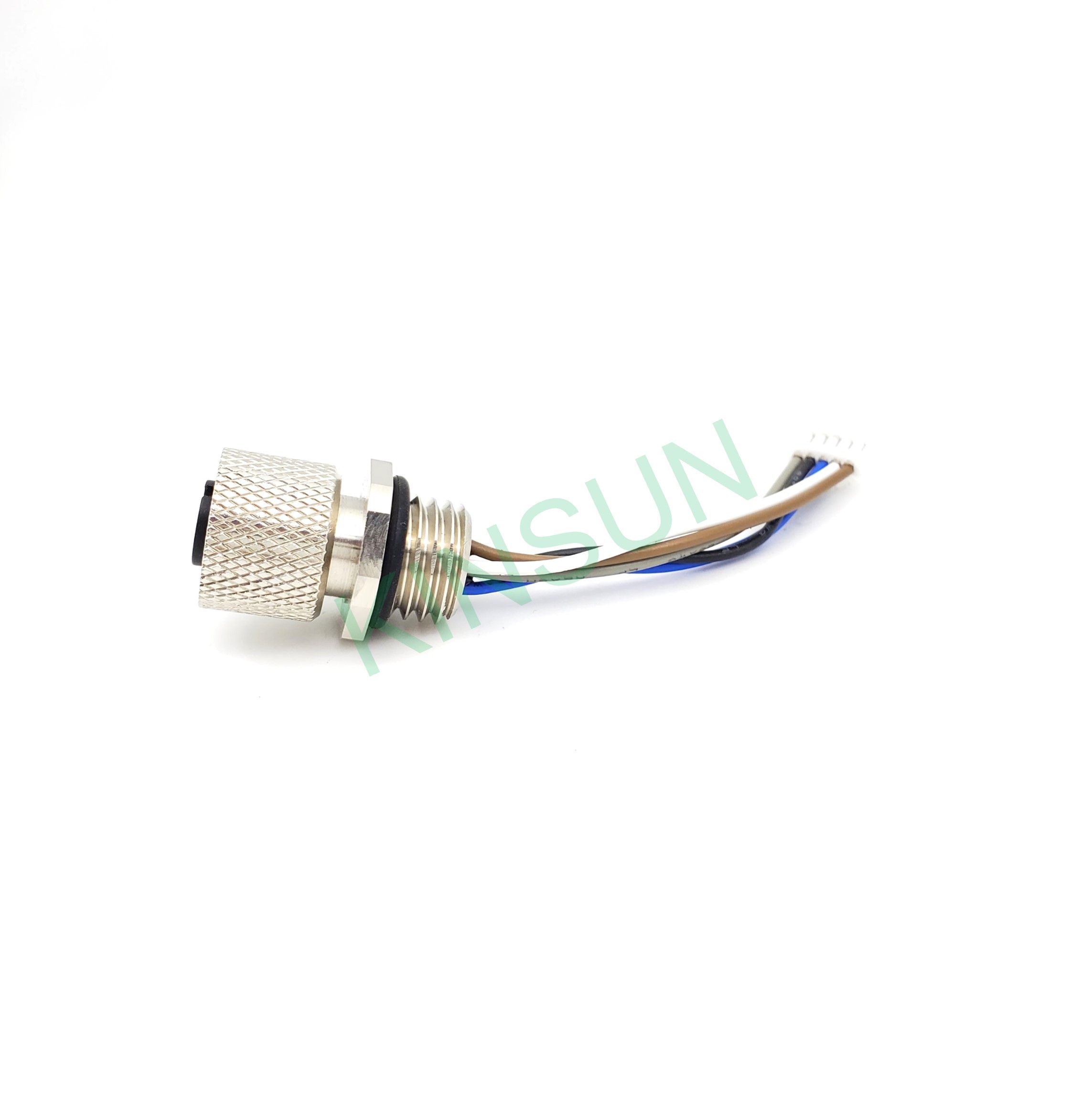 M12 Connector Assembled with Wire and Terminal Housing - M12 Waterproof ...