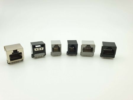 Jack PCB Masuk Samping - Konektor RJ45, Profil Sangat Rendah, Tidak ...