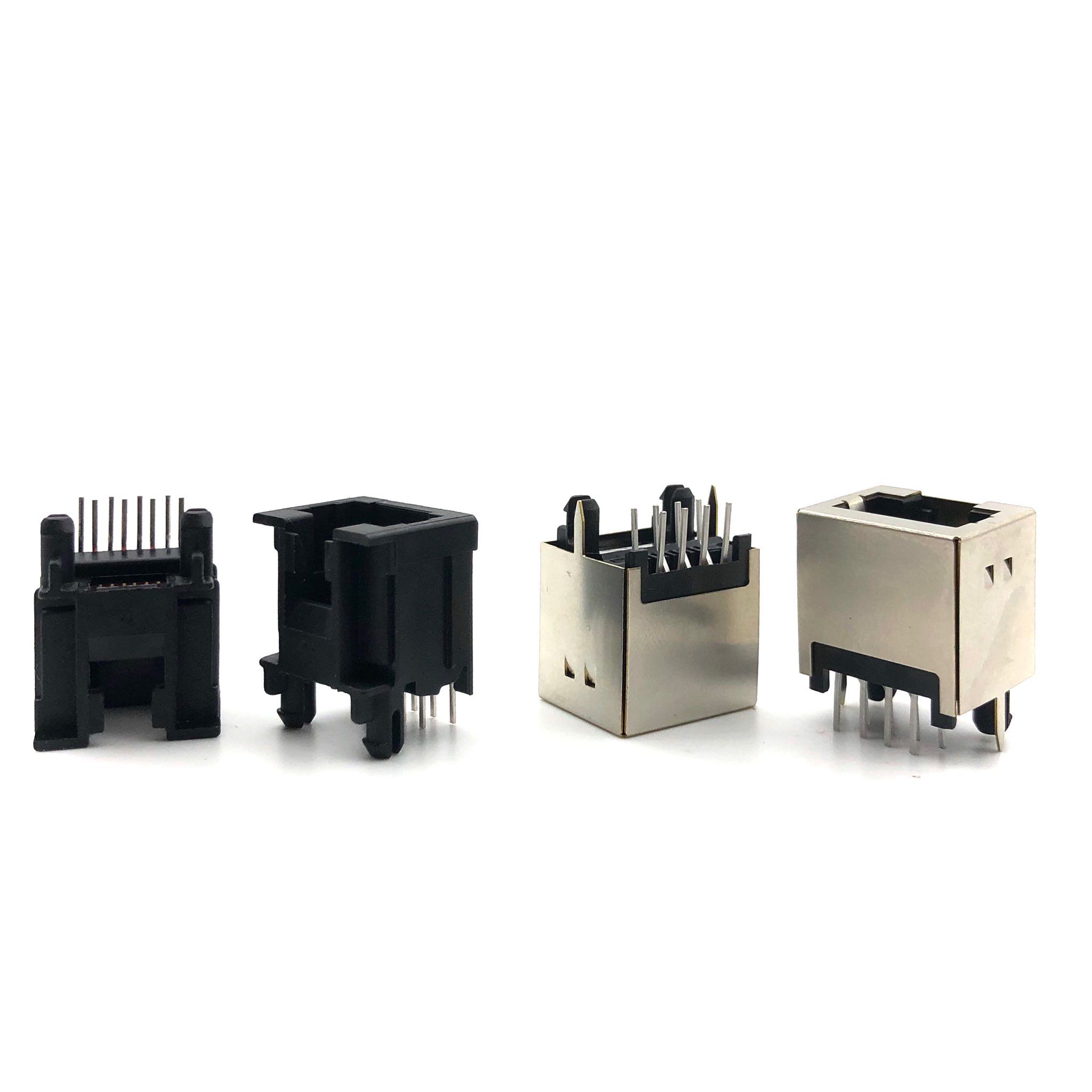 Top Entry PCB Jack - CAT.5, Unshielded Type | 35 Years Modular Jacks ...