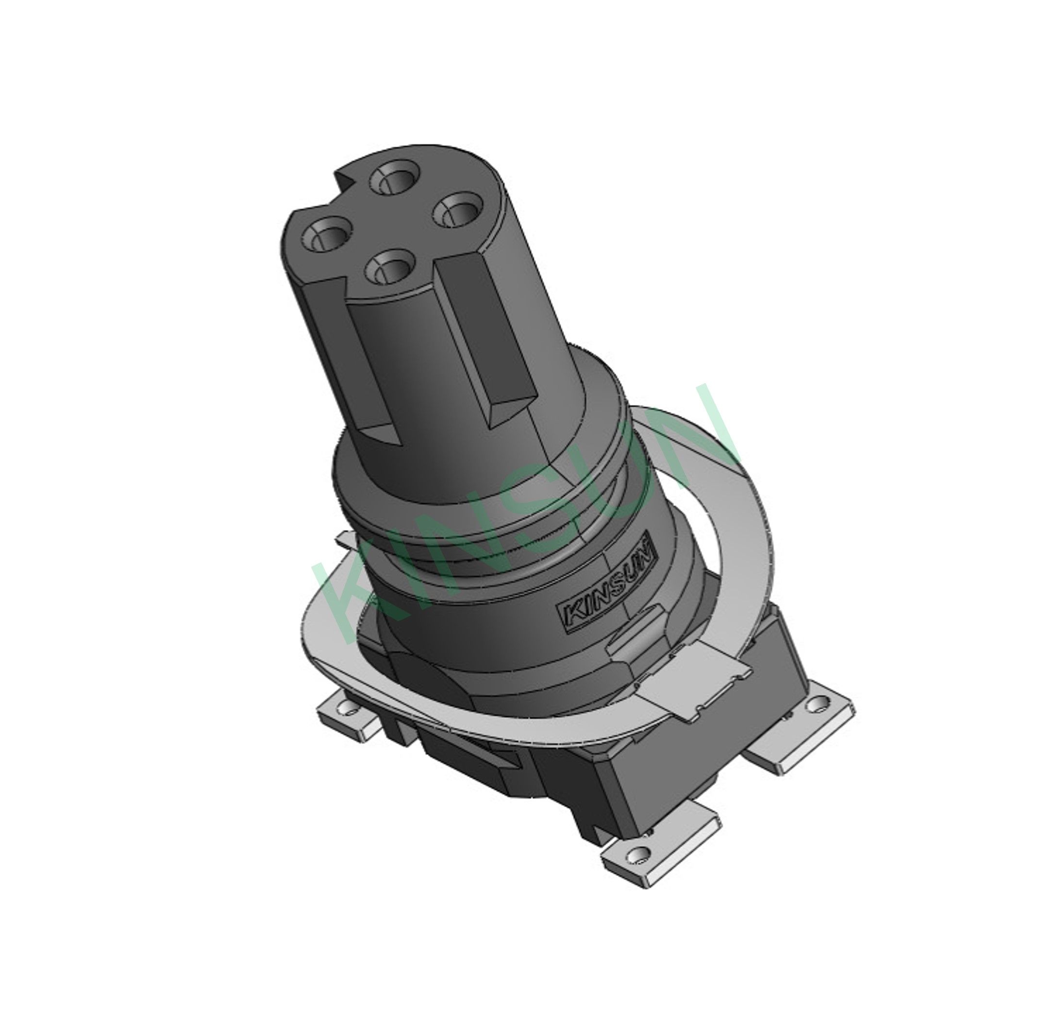 Two-Piece, M8 SMD Contact Carrier, D-coded Female 4Pin CAT5E CAT6 ...