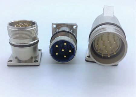 M23 Connector and Cable - Waterproof M23 panel mount connector and ...