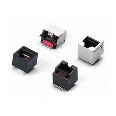 Top Entry RJ Jack - PCB mount 180-degree entry RJ modular jack | Made ...