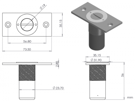 Dust Proof Strike without lock - Door strike with plate | CE & SGS ...