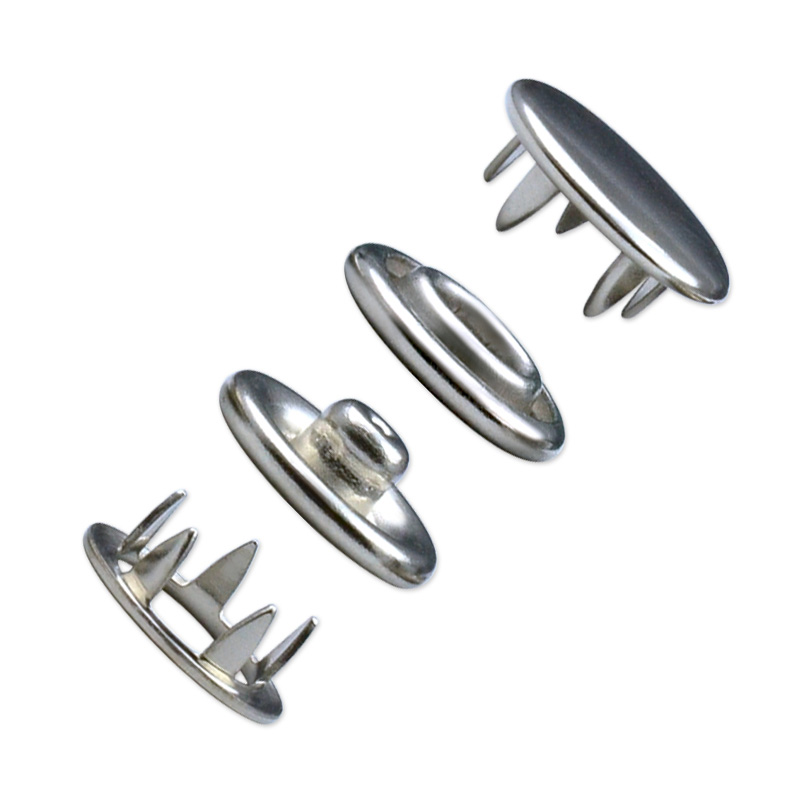 8.5mm Regular Capped Prong Snap Fastener | Clothing Studs For Jeans and ...