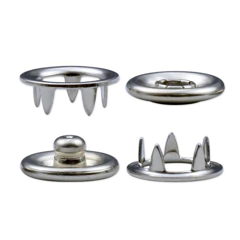 10.1mm Prong Ring Snap Fastener | Functional Metal Buttons Manufacturer ...