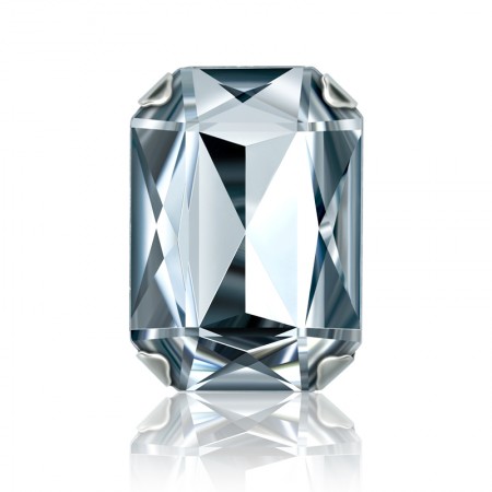 8x10mm Octagon Rhinestone Sew-on with claws setting | Clothing Studs ...