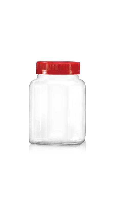PET 63mm 500ml Octagonal Jars (B508N) - Certified Plastic Bottles & Plastic Jars Manufacturer ...