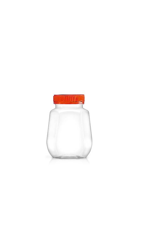 PET 53mm 320ml Octagonal Jars (F300) - Certified Plastic Bottles & Plastic Jars Manufacturer ...