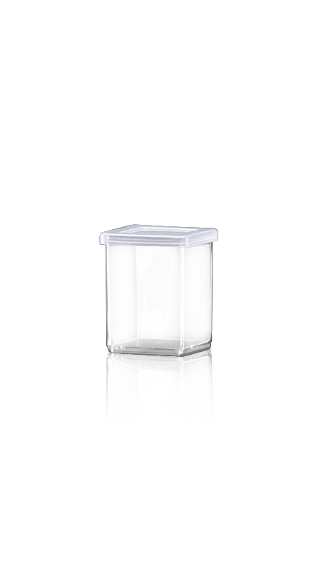 PS 100ml Y Series rectangle Jars (Y08) - Certified Plastic Bottles ...