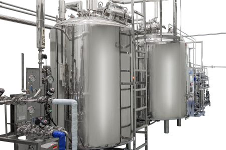 Sterile Solution Mixing Equipment - Material tank & Lifting rotated ...