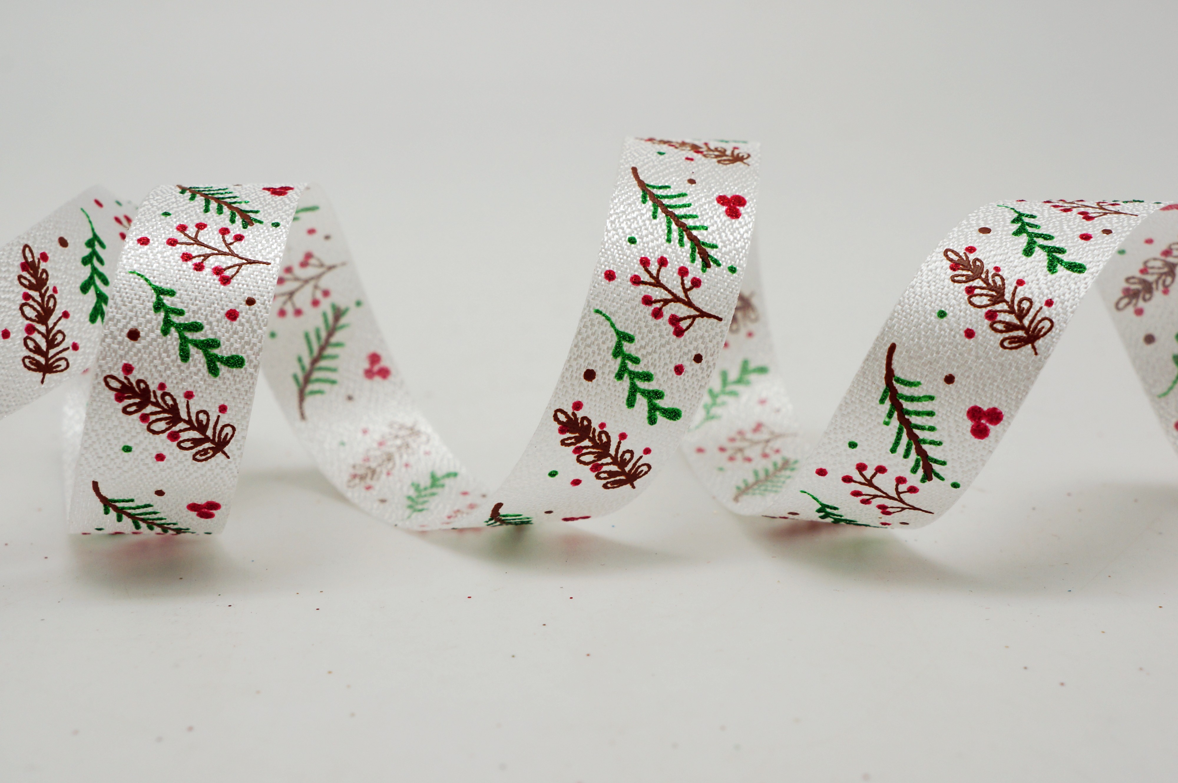 Botanical Narrow Ribbon | Holiday Ribbons | Wholesale Ribbon ...