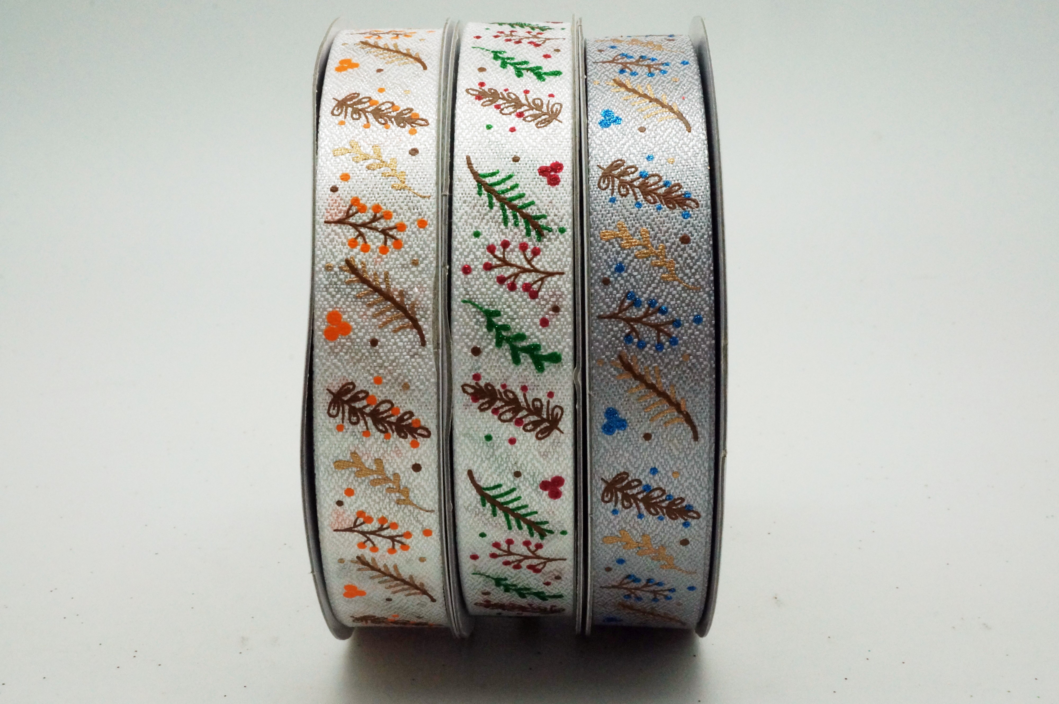 Botanical Narrow Ribbon | Holiday Ribbons | Wholesale Ribbon ...