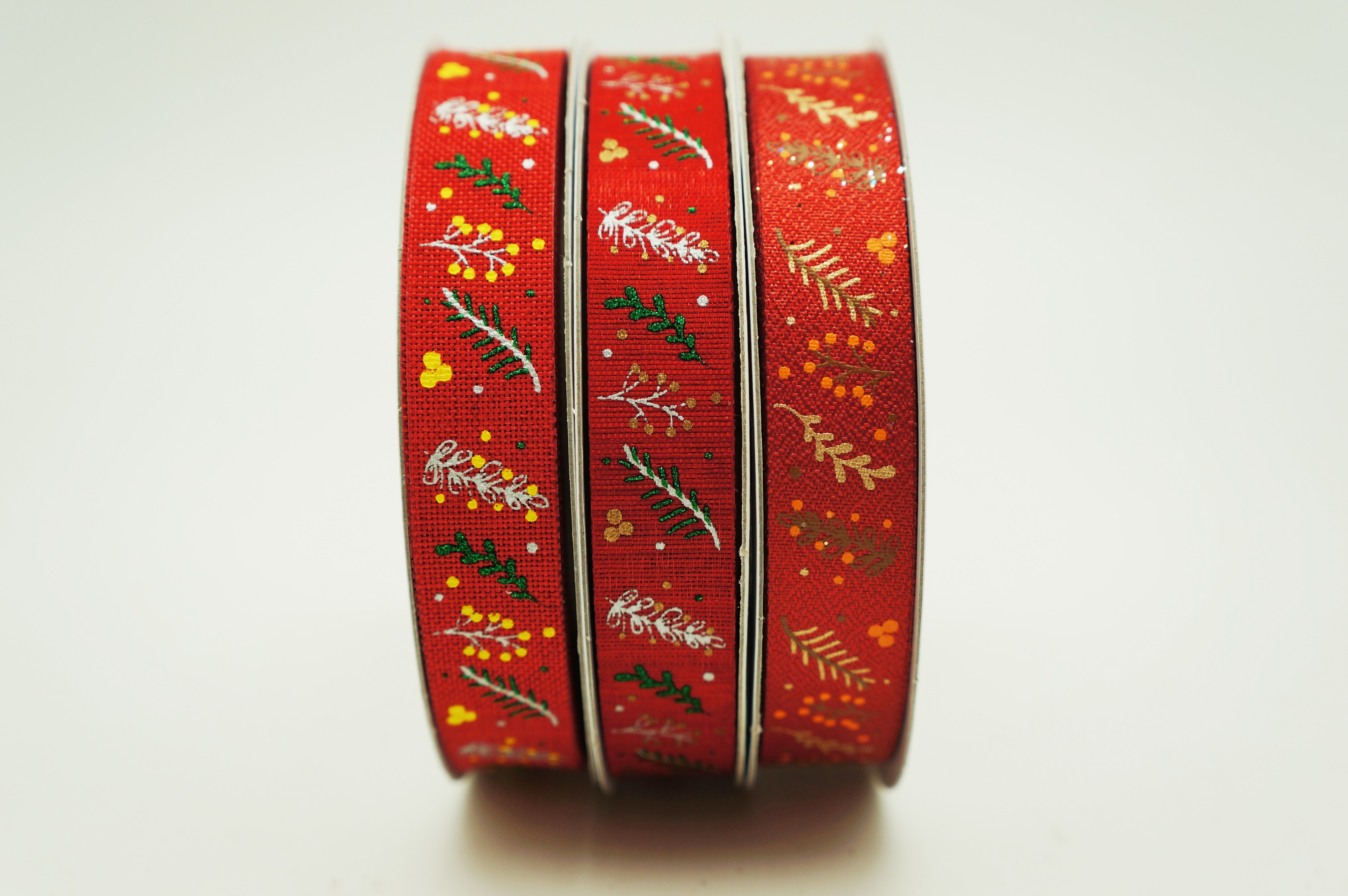 Botanical Narrow Ribbon | Holiday Ribbons | Wholesale Ribbon ...