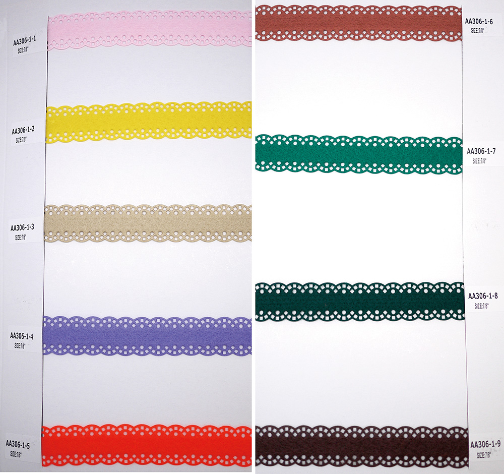 Professional Felt Ribbon cum Cutout Edge Manufacturer - REX IUVENIS