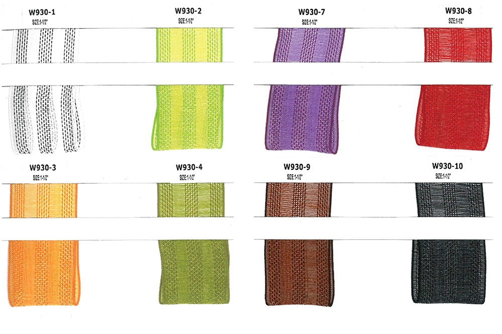 Two Tone Stitching Wired Ribbon | Holiday Ribbons | Wholesale Ribbon ...